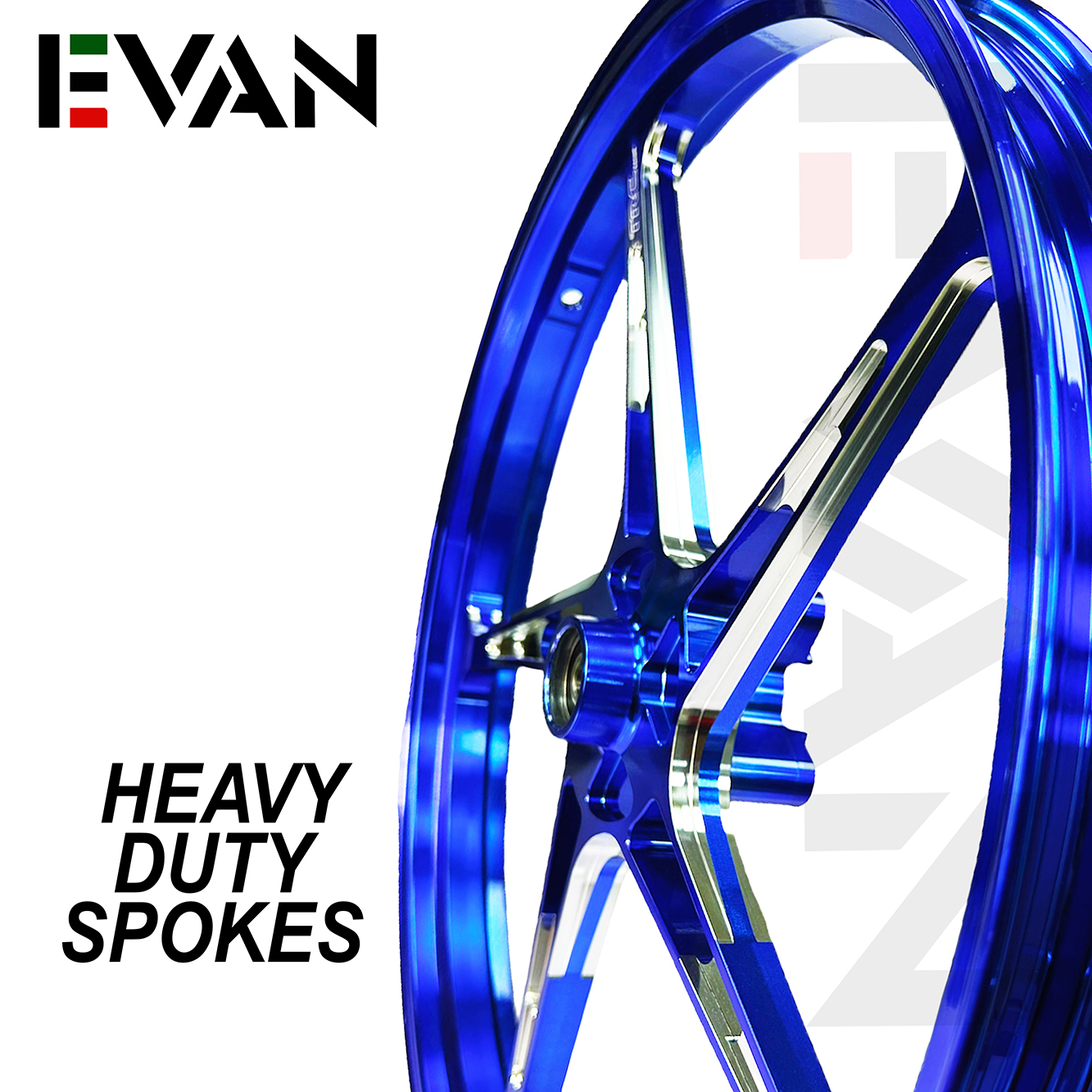 EVAN.PH TRC CNC Mags Raizen 5 Spokes 1.4 x 1.4 x 17 For Click 125/155 ...