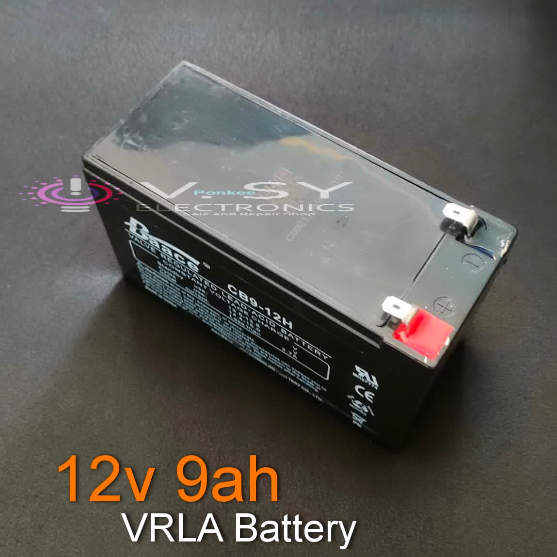 Baace 12V 9ah Rechargeable Sealed Lead Acid Battery for UPS Solar ...