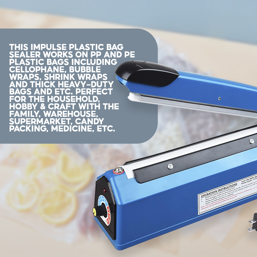 Impulse Heat Sealer Machine for plastic packaging vacuum sealer machine ...
