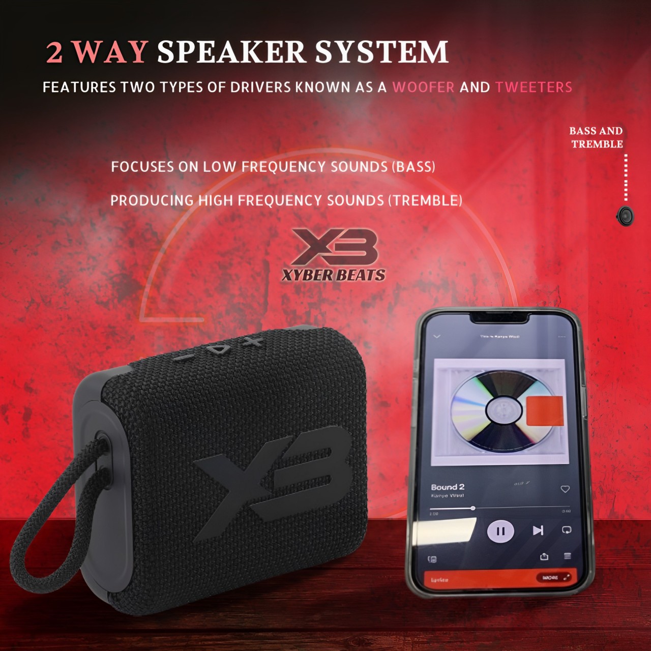 XB G001 Portable Wireless Bluetooth Speaker Sound Stereo ultra ...