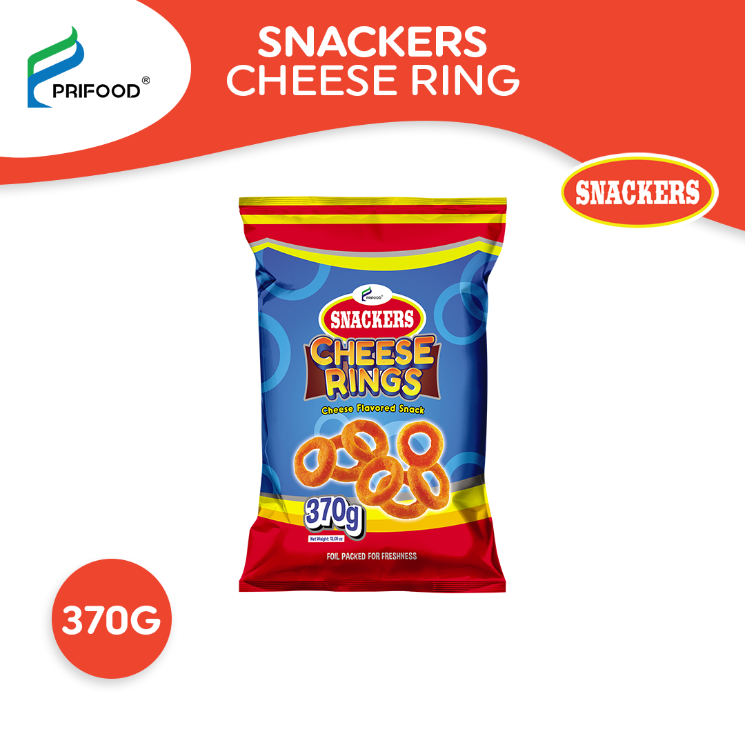 Snackers Cheese Ring 370g | Shopee Philippines