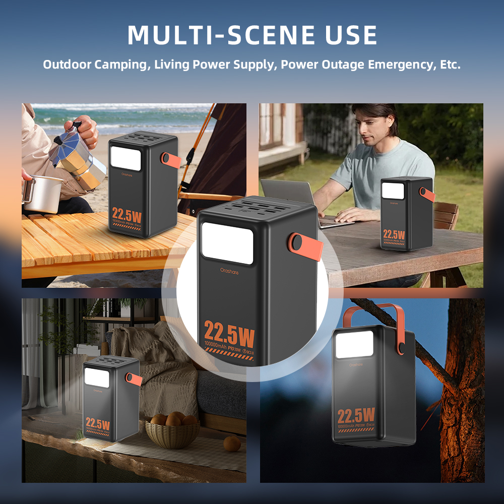 Orashare OL100Pro Powerbank 100000mAh Ultra-Large Capacity Power Bank ...