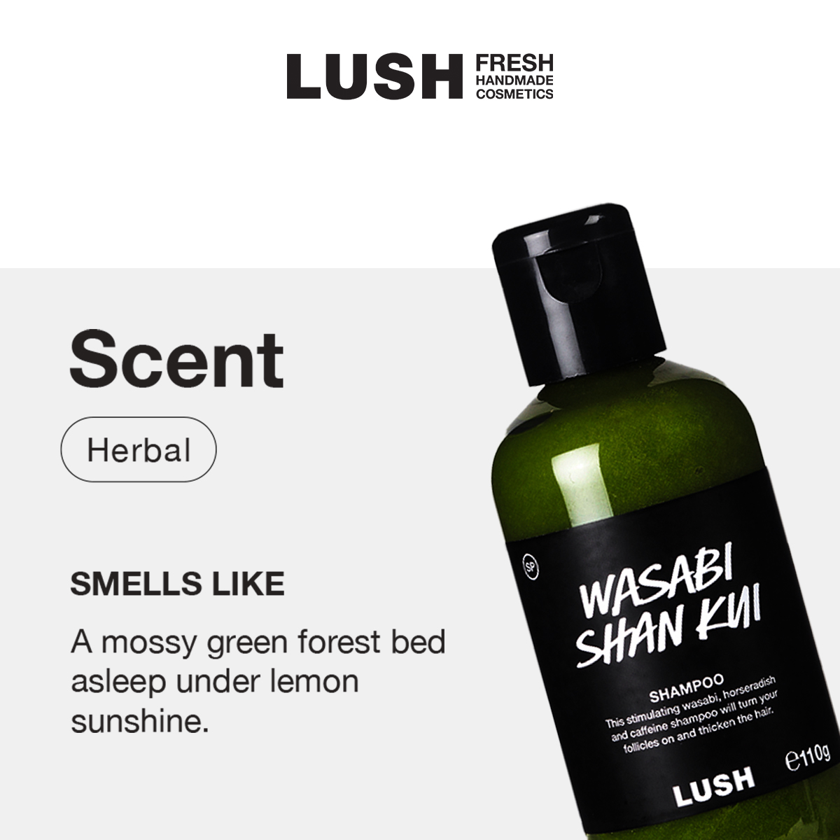 LUSH Wasabi Shan Kui Shampoo (For Thickening) (Volumizing) | Shopee ...