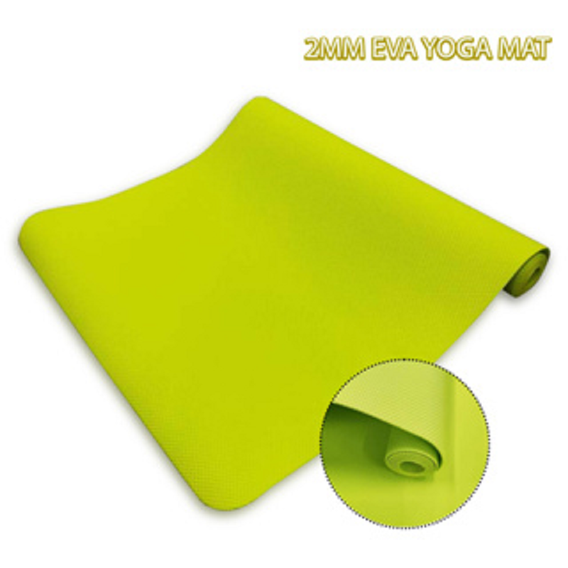 2mm Eva Yoga Mat Exercise Pad Non-Slip 173 x 61cm | Shopee Philippines