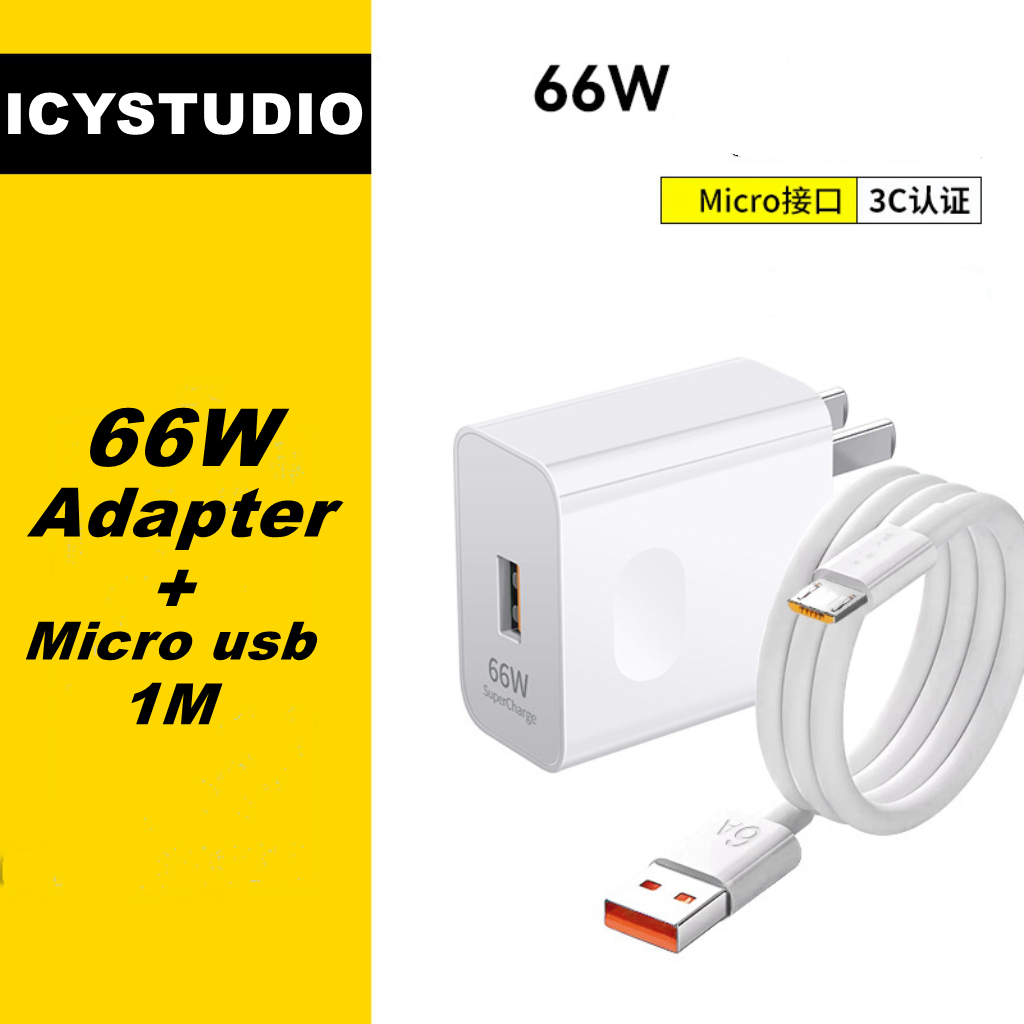 120W 66W USB Fast Charger SuperCharge Original 6A CABLE 120W Charge SET Adapter V8 SET TYPE C ...
