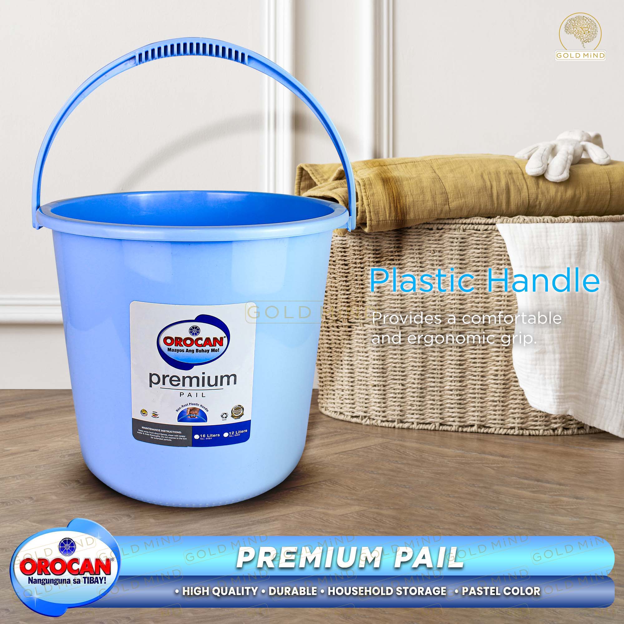 Orocan Premium Pail 16 & 12 Liters (Blue, Green and White) | Shopee ...