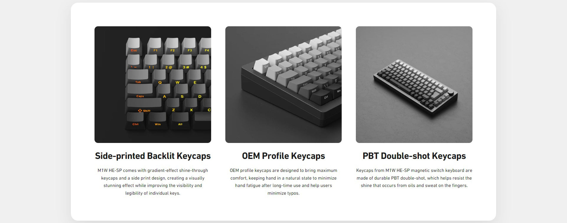 Monsgeek M1W V3 HE-SP Aluminum Case Multi-Mode RGB Mechanical Keyboard ...