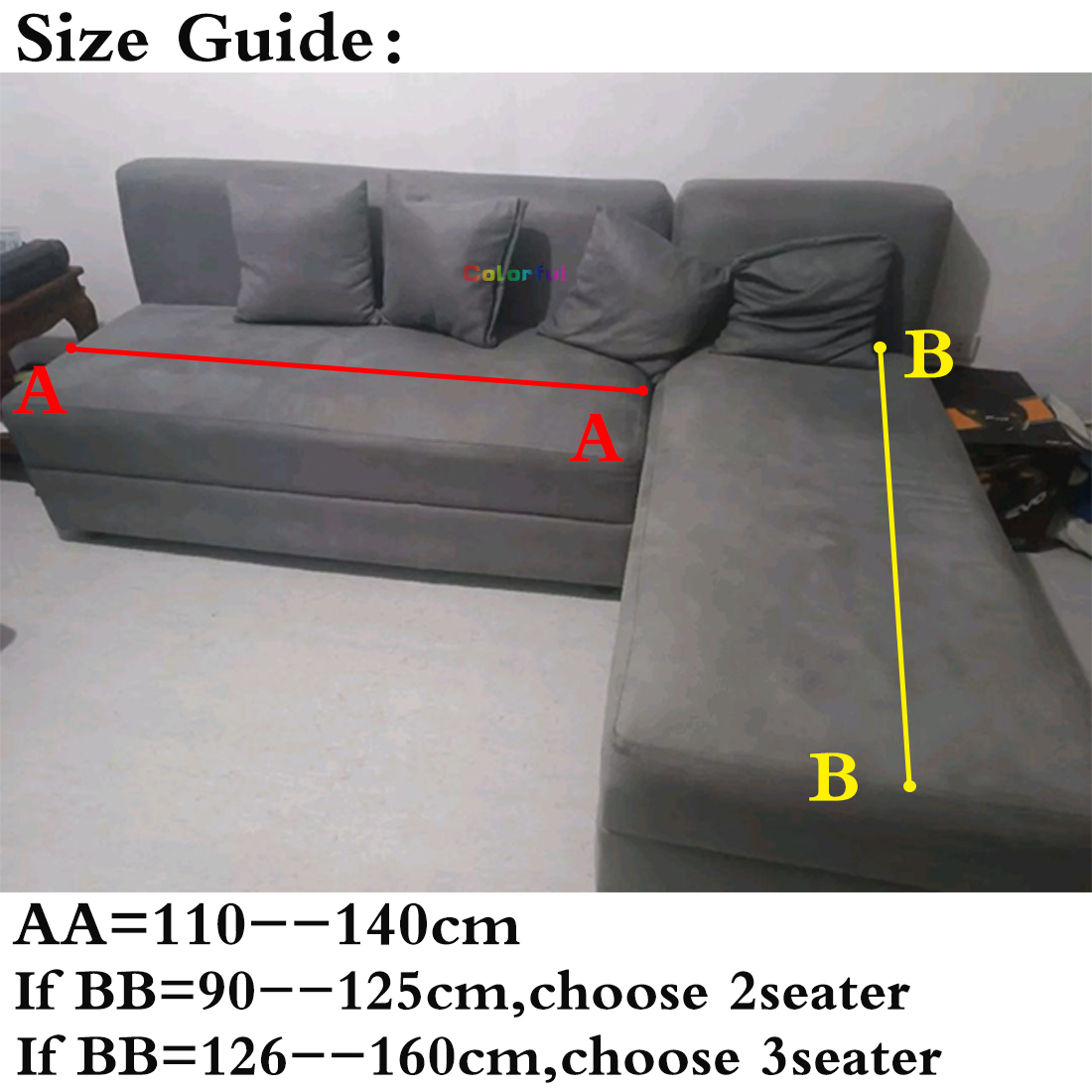 Armless Sofa Cover Set of 2Pcs Chaise Cover Set L Shape Sofa Cover Set ...