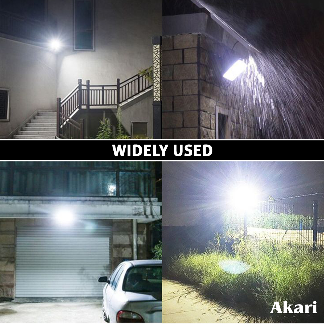 Akari Solar Floodlight w/ Solar Panel (ASFL-120W) | Shopee Philippines