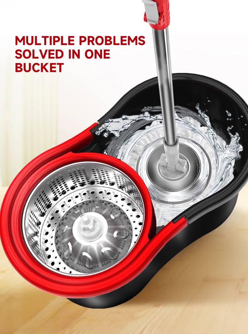 Oimiu 360 Mop With Spinner Rorating Map Squeezer Floor Cleaning Heavy ...