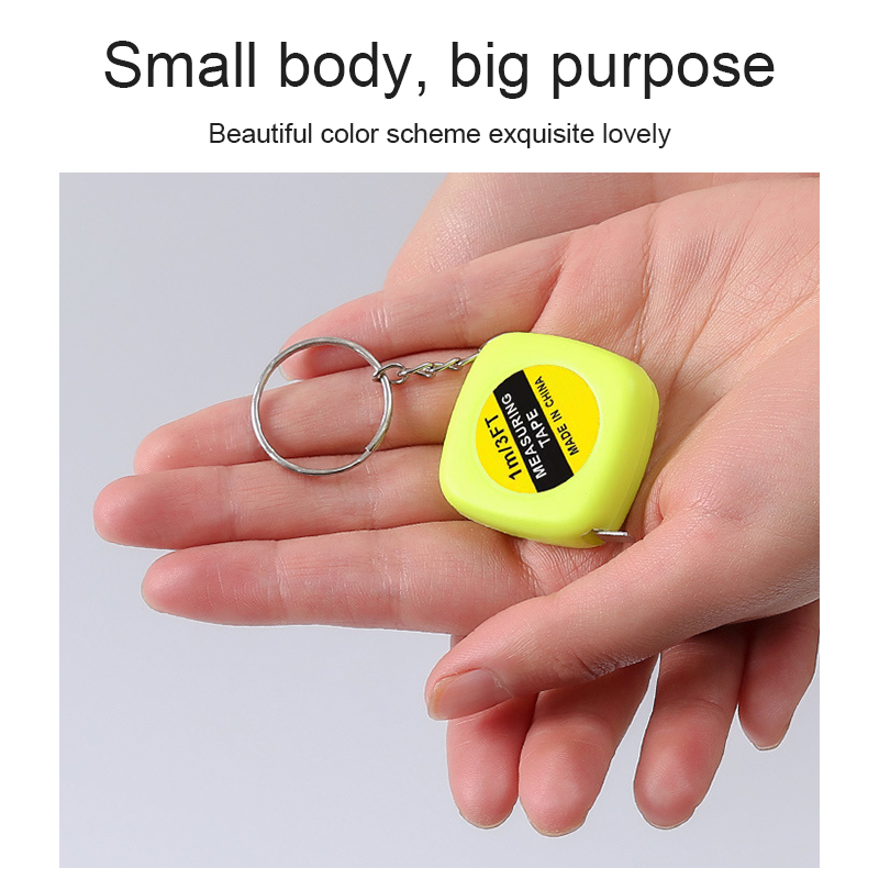 【GB】1M/3FT Easy Retractable Ruler Mini Tape Measure Portable Measuring ...