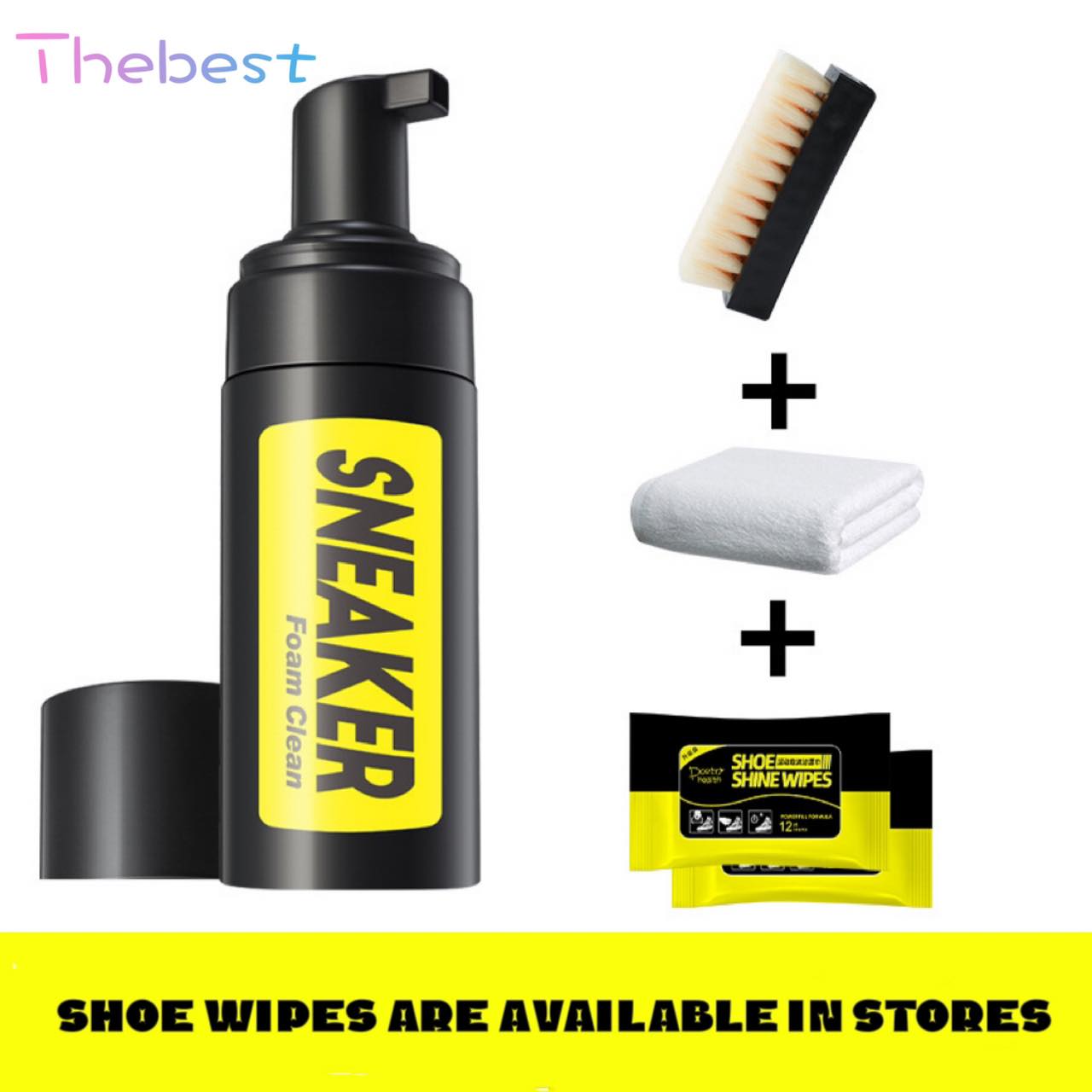Thebest Shoe Cleaner Premium Foam Sneakers Dry Cleaning Kit With ...