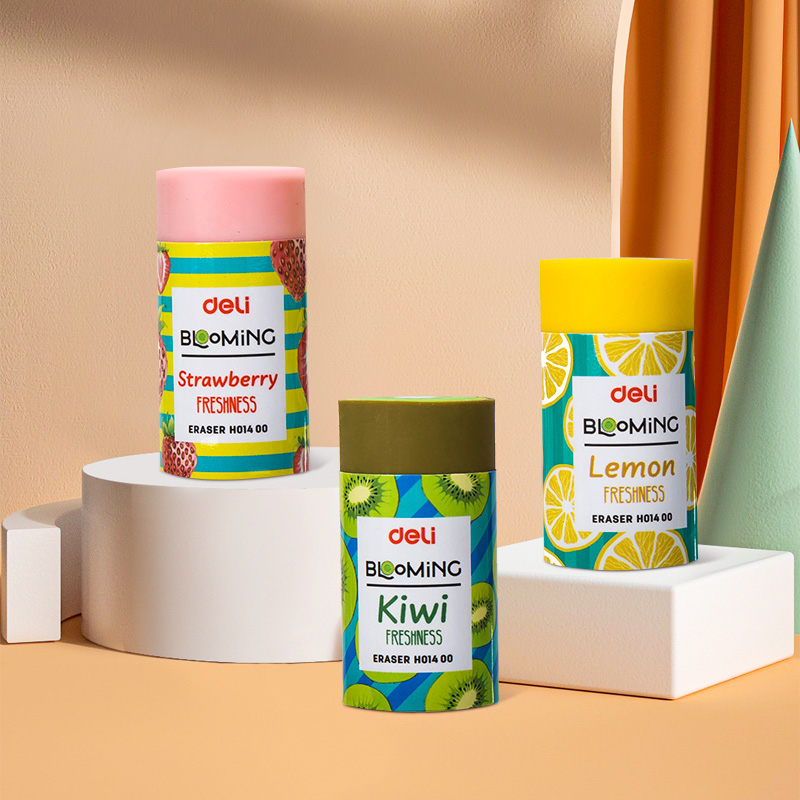 Deli EH01400 Mini Cute Eraser With Eco-PVC Material School Supplies ...