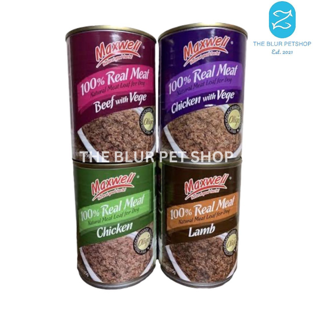 All Stages Adult Puppy 375g Maxwell Premium Real Meat Canned Dog Food ...