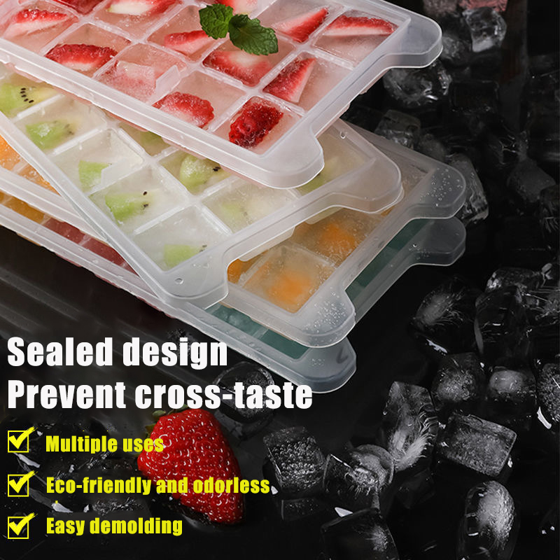 144 grids With box Ice shovel Cream Cocktail Cold Drink Ice Molder Ice ...