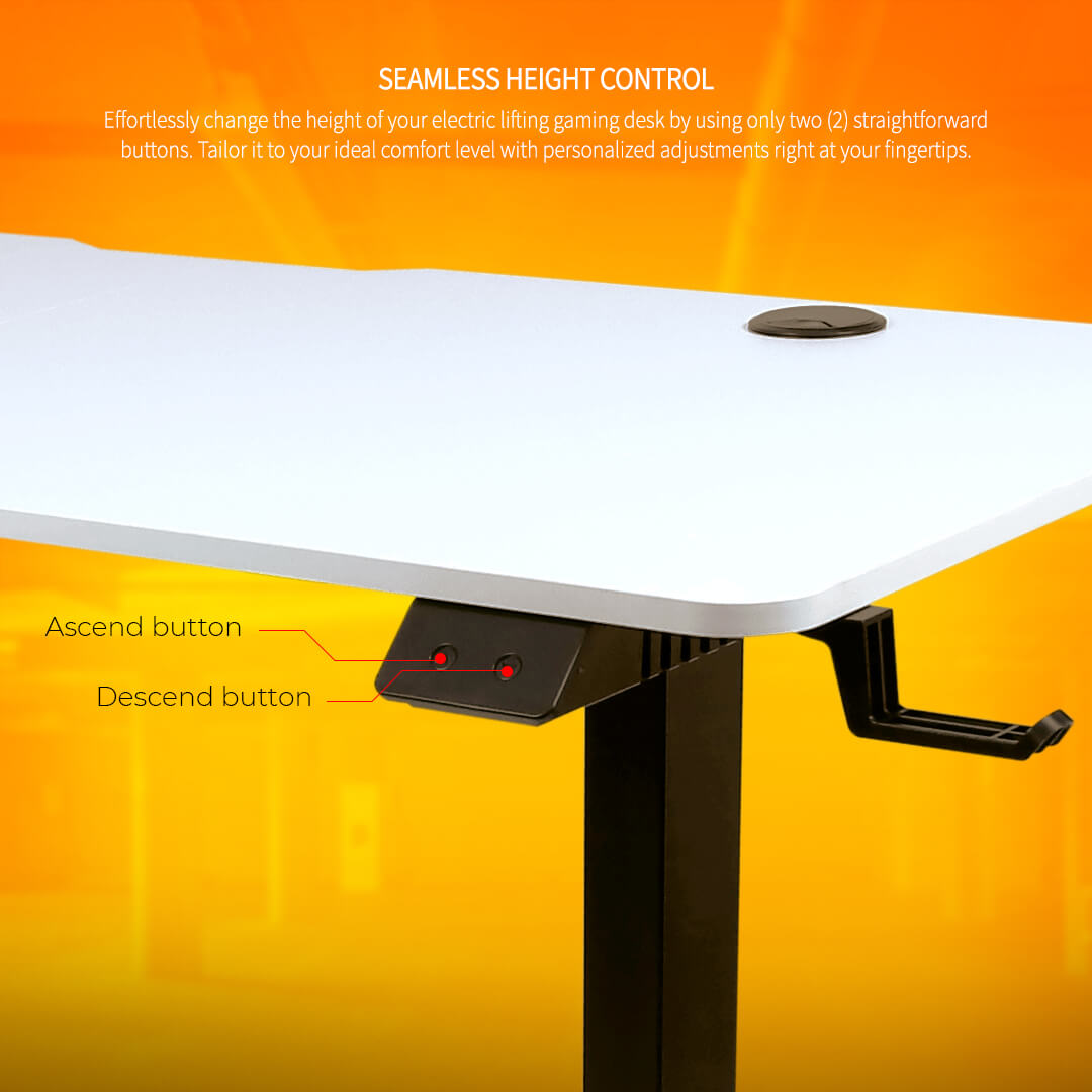 EasyPC | RAKK TUKAS/XL 100cmX60cm/140cmX60cm Gaming Table| Electric ...