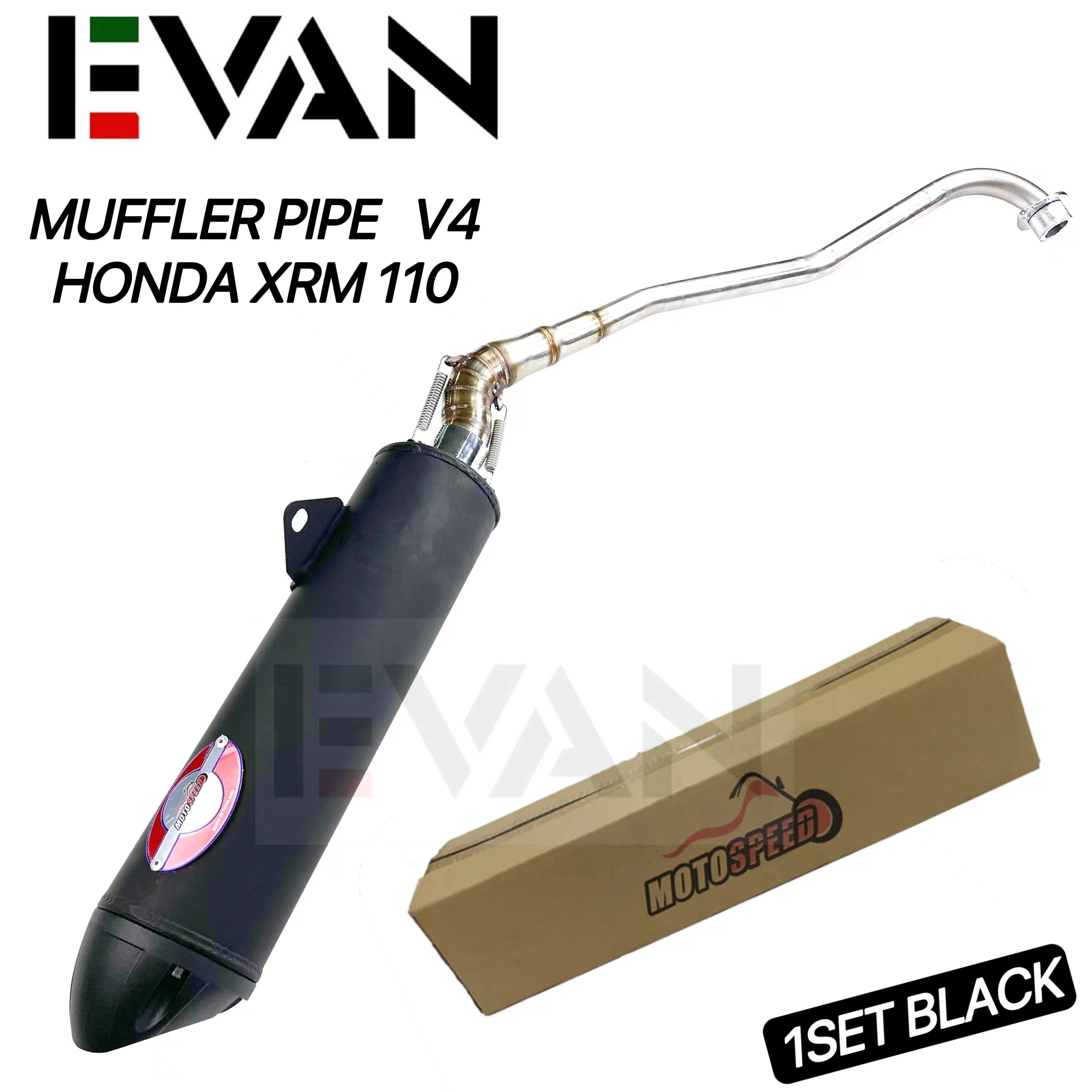 Honda XRM 110 V4 Muffler Pipe Made in Thailand 1907 | Shopee Philippines