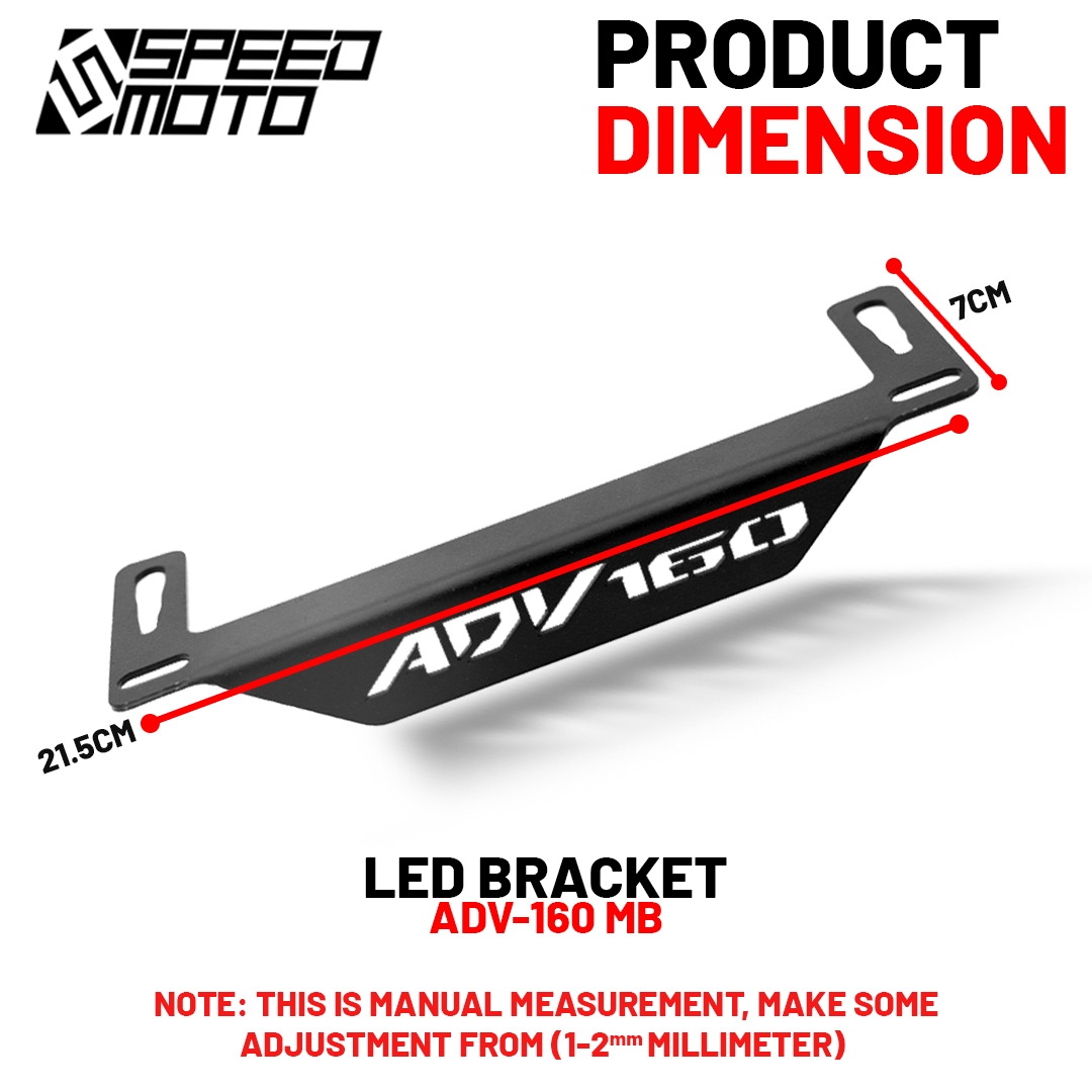 HONDA ADV 160 HEAVY DUTY MINI DRIVING LIGHT LED BRACKET FOR HONDA ADV ...