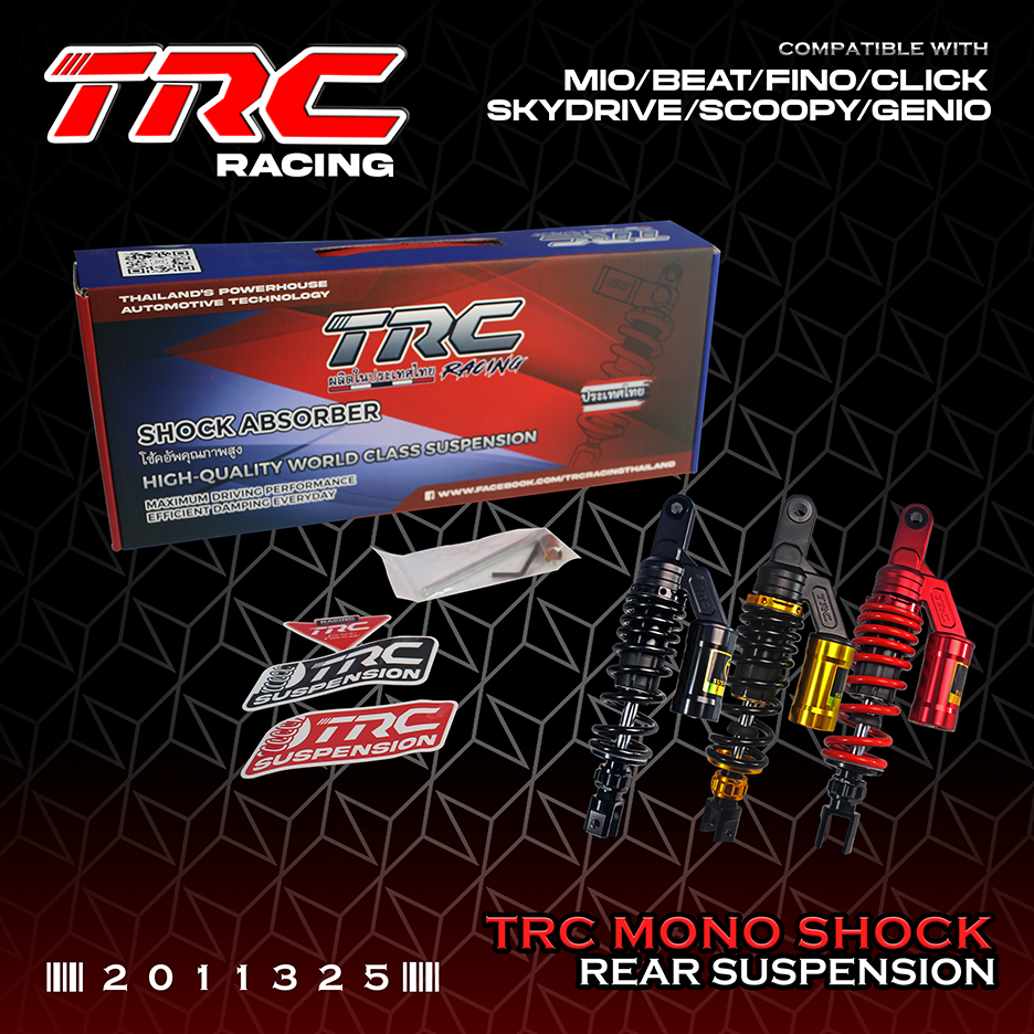 TRC Racing PH Scooter 325mm Rear Mono Shock Suspension Mio Beat Click Fino Gear Scoopy 2011-325 ...