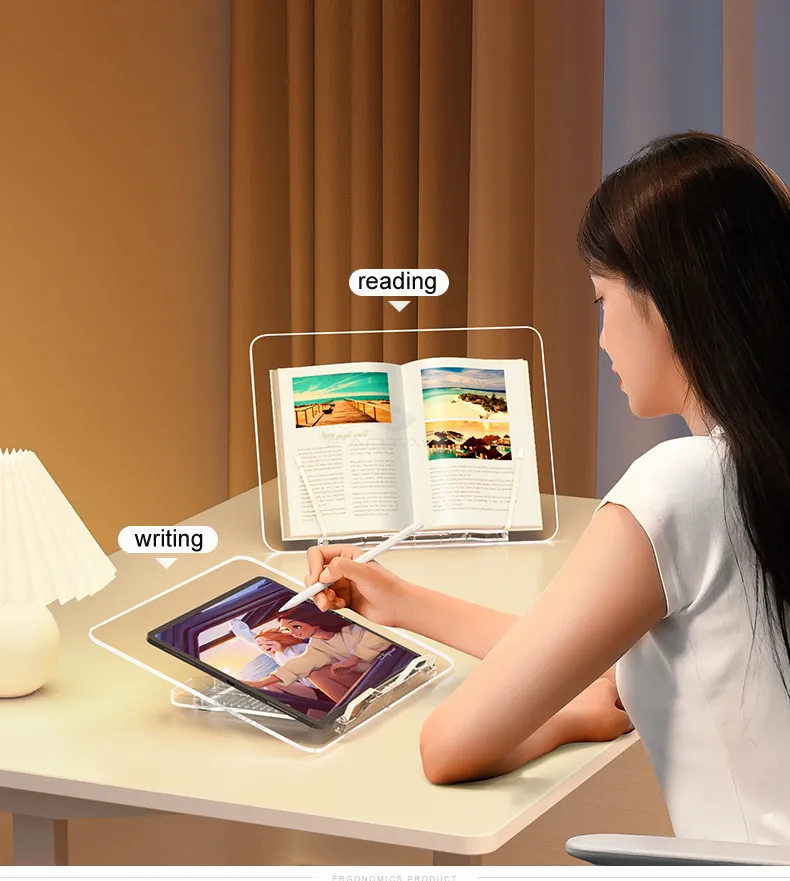 FANTASY UP BG-2Y multifunction metal Acrylic Tablet laptop Desktop Stand reading writing support ...