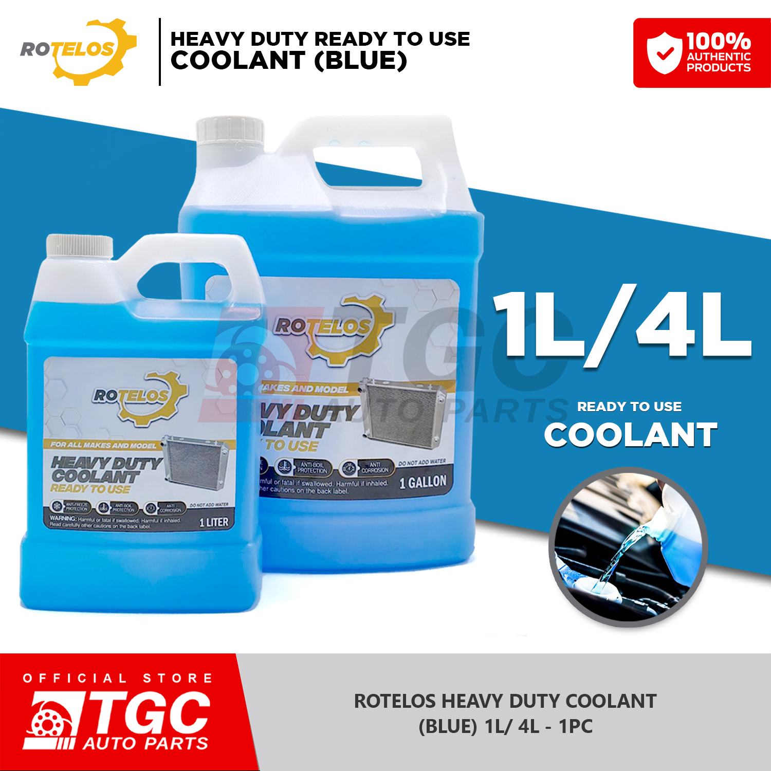 Rotelos Heavy Duty Coolant / Ready to use / Prediluted and Premix ...
