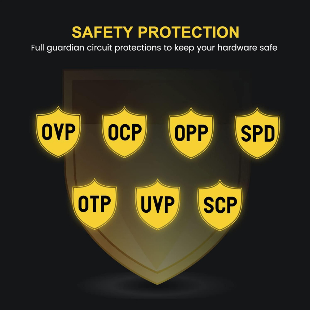 EasyPC| Ramsta RG1000 1000W 80+ Gold Fully Modular Power Supply ...