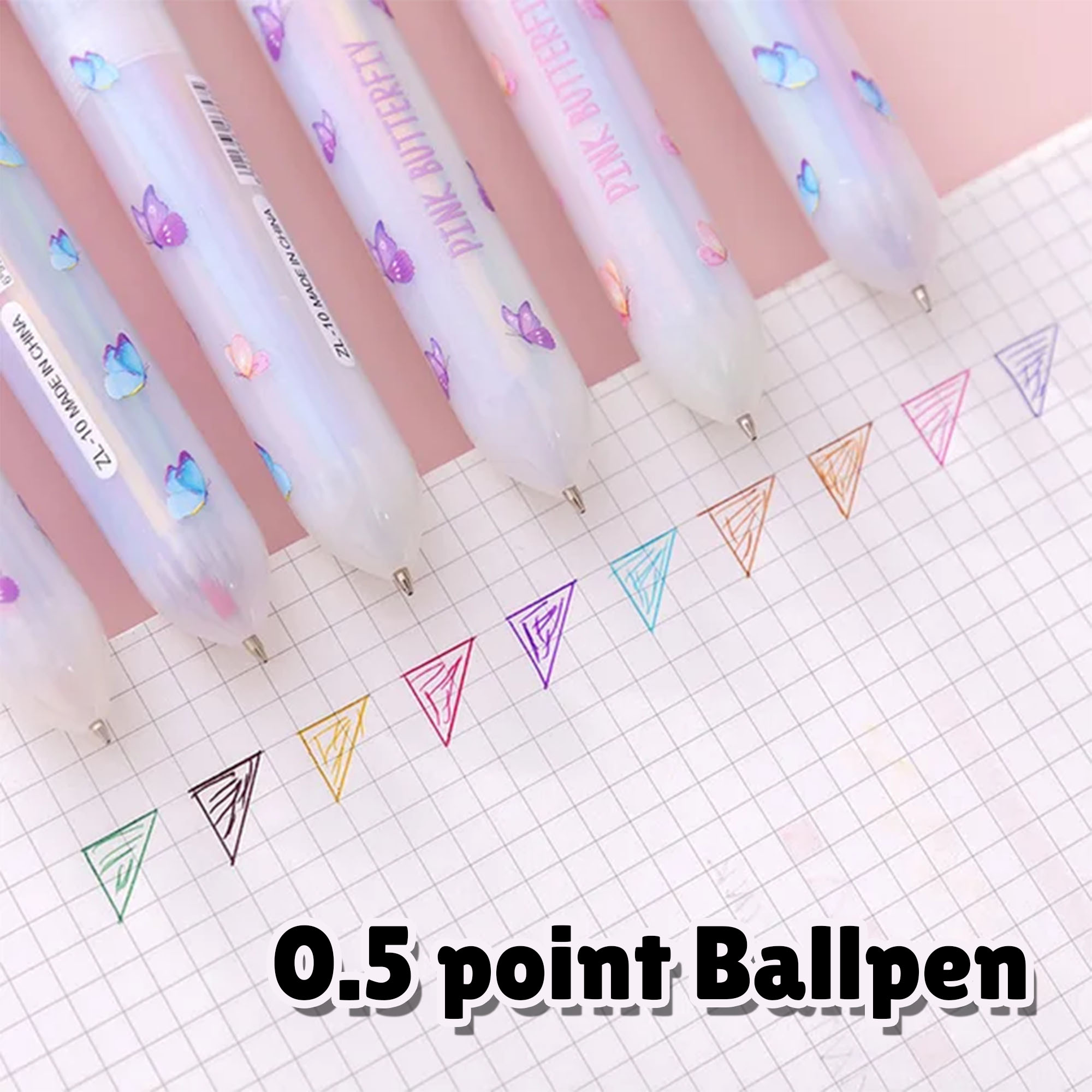 Multifunction 10in1 & 6in1 Creative Writing Colorful Multi Ball Point ...