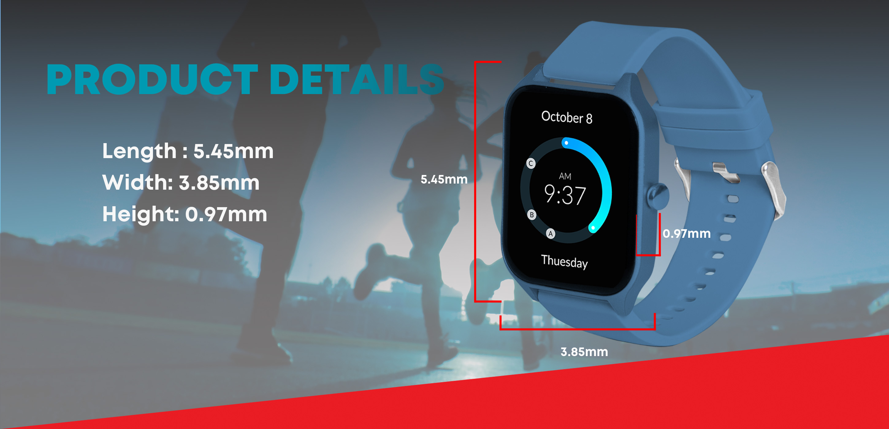 Atmos Fit Drift Smartwatch | Shopee Philippines