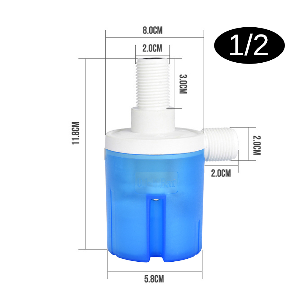 1/2" 3/4" 2IN1(G1/2+G3/4)Vertical Float Valve Automatic Water Stop And ...