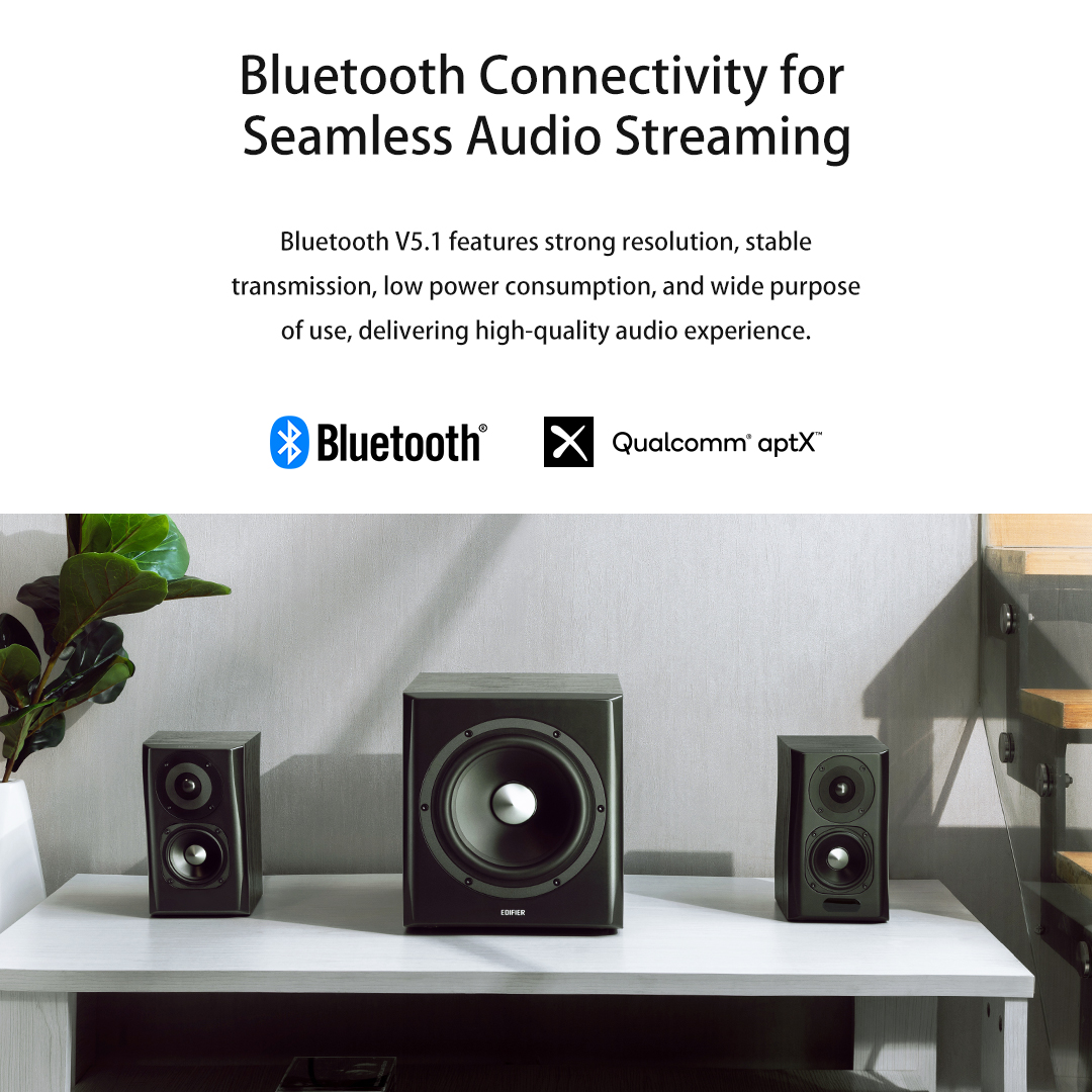 Edifier S351DB Bluetooth Bookshelf Speakers with Subwoofer | Shopee ...