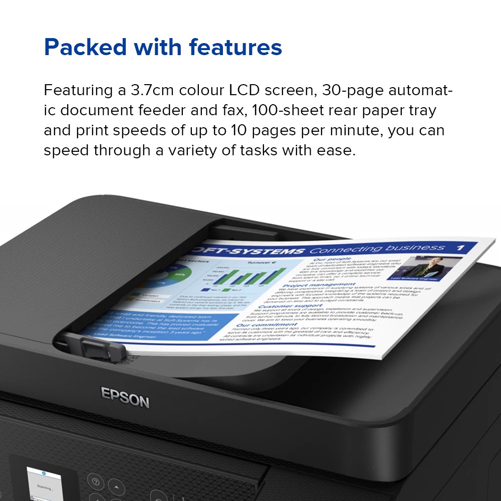 Epson L5290 Wi-Fi Multi Functional Integrated Ink Tank Printer | Shopee ...