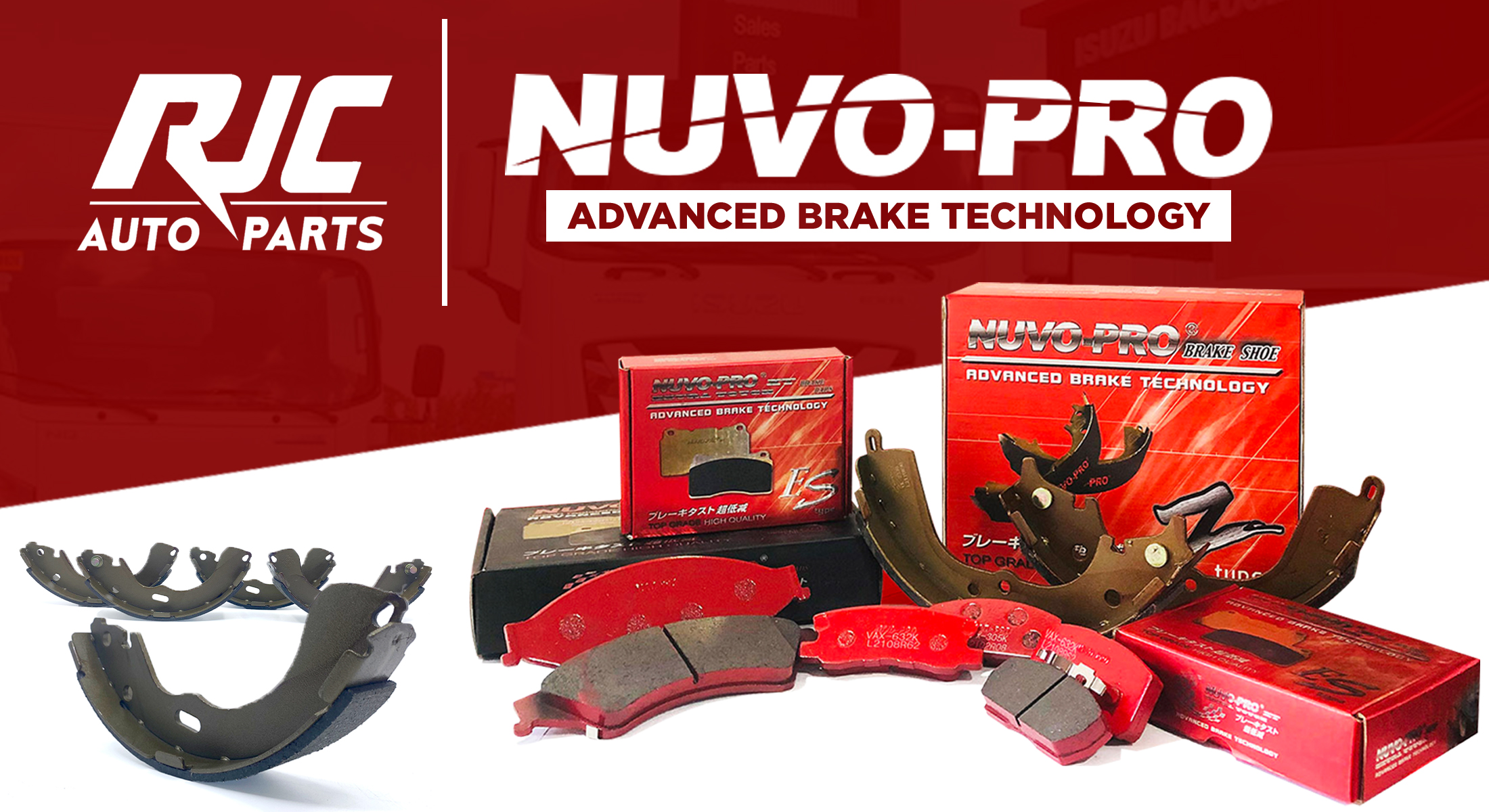 NUVO BRAKE PAD MITSUBISHI L300 GAS/DIESEL 1990-2003/GALANT 1992-1997 ...