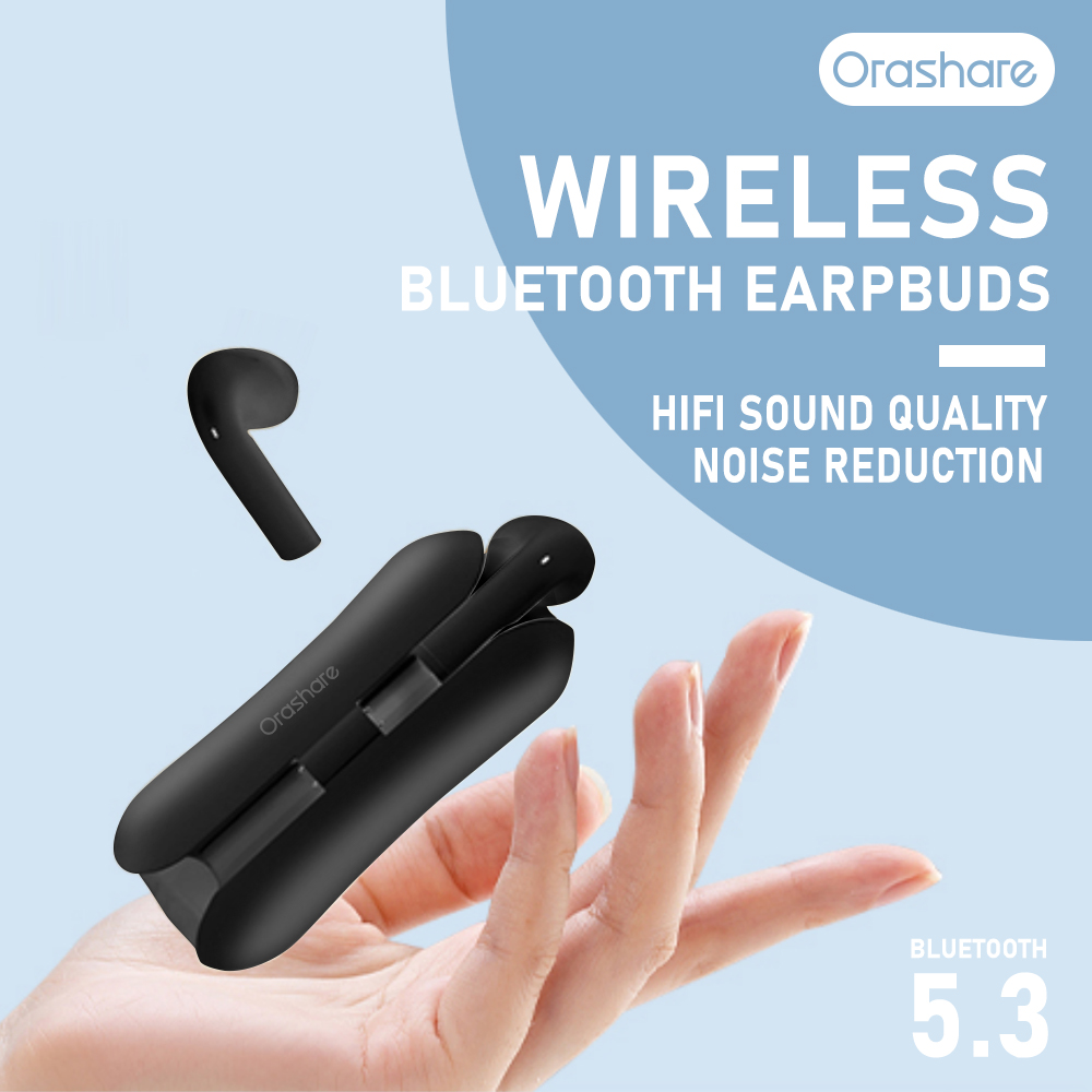 Orashare TW01 Bluetooth Earphones TWS Bluetooth 5.3 High Stereo Sound Wireless Earbuds | Shopee ...