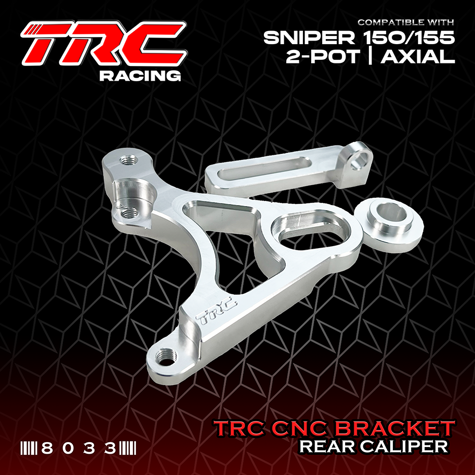 TRC RACING 2POT REAR AXIAL CALIPER BRACKET (220MM DISC) FOR SNIPER 150/ ...
