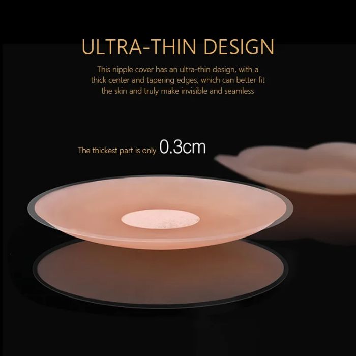 Reusable Self Adhesive Silicone Nipple Bra Cover Underwear Breast ...