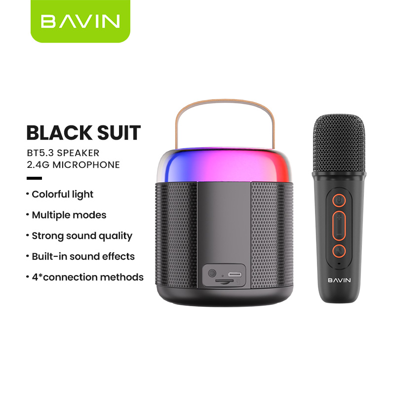 BAVIN BM19 Bluetooth Wireless Portable Speaker Multi-Function Hifi W ...