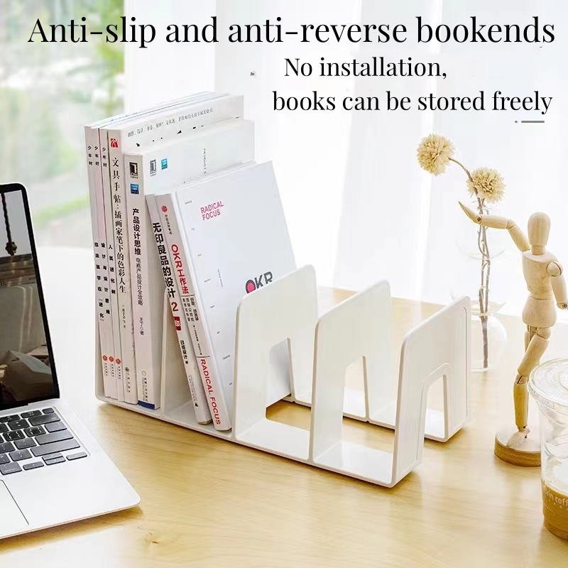 Acrylic bookstand quadruple storage rack Desktop book separation ...