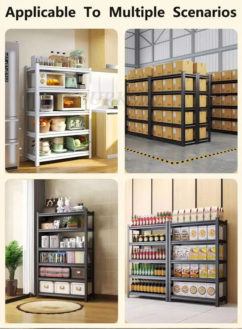Storage Rack Kitchen Storage Rack Floor-Standing Multi-Layer Household ...
