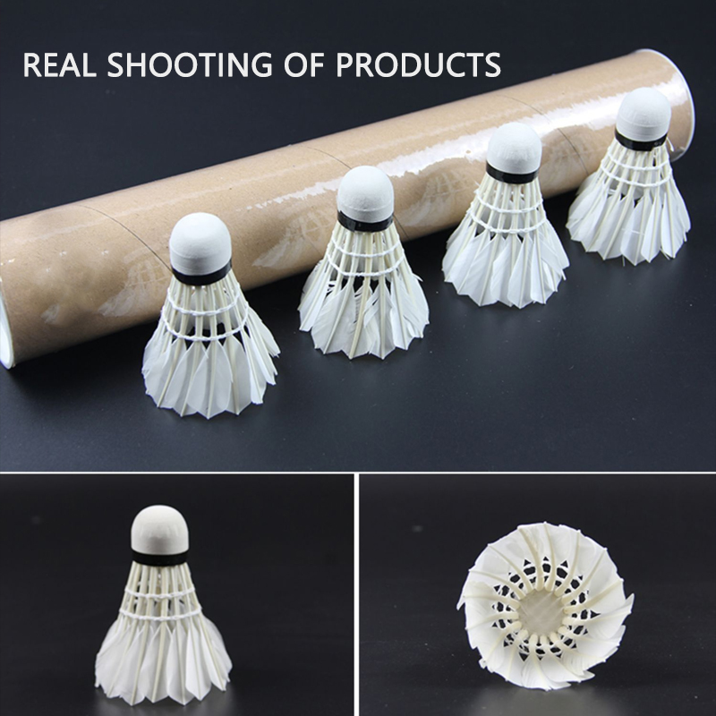 Olyhealth Feather Shuttlecock For Badminton 3Pcs/6Pcs /12Pcs | Shopee ...