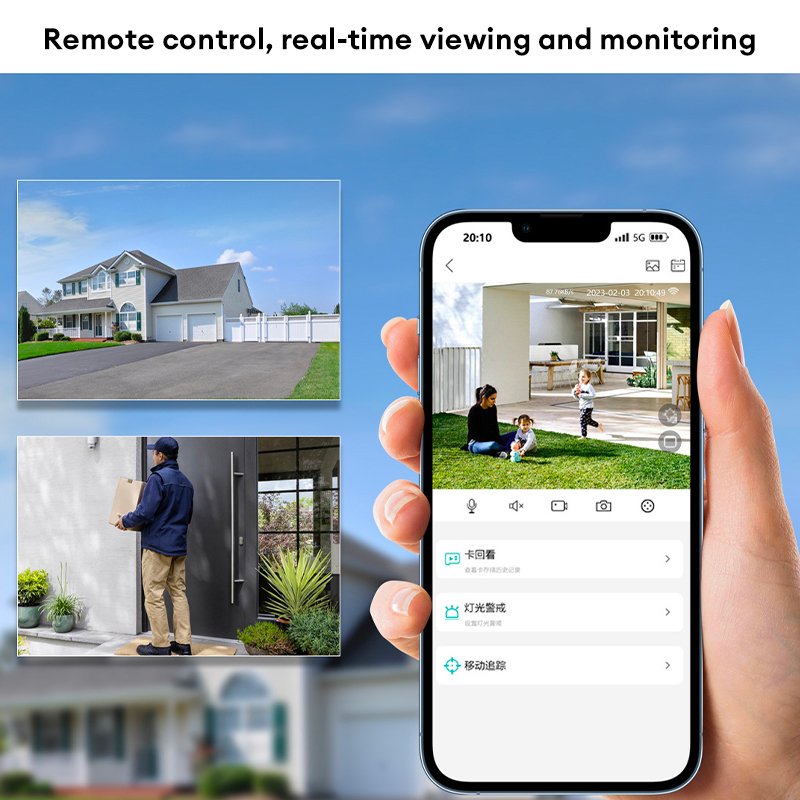 Solar monitoring With Card Outdoor CCTV Camera 4G Remote Monitoring ...