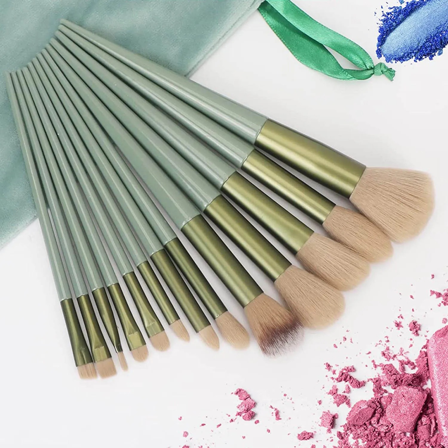 13Pcs Makeup Brush Set Multifunctional Eyeshadow Make Up Brushes With ...