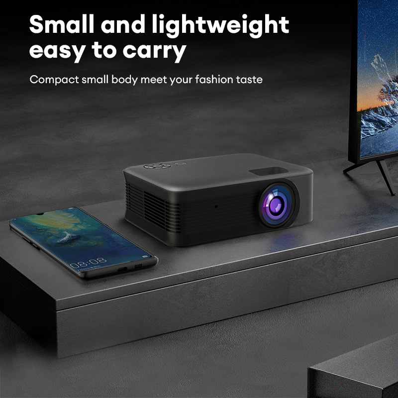 Deli Aoka VS6002 HD Projector 1080P Office Multi-Media Equipment Grey ...