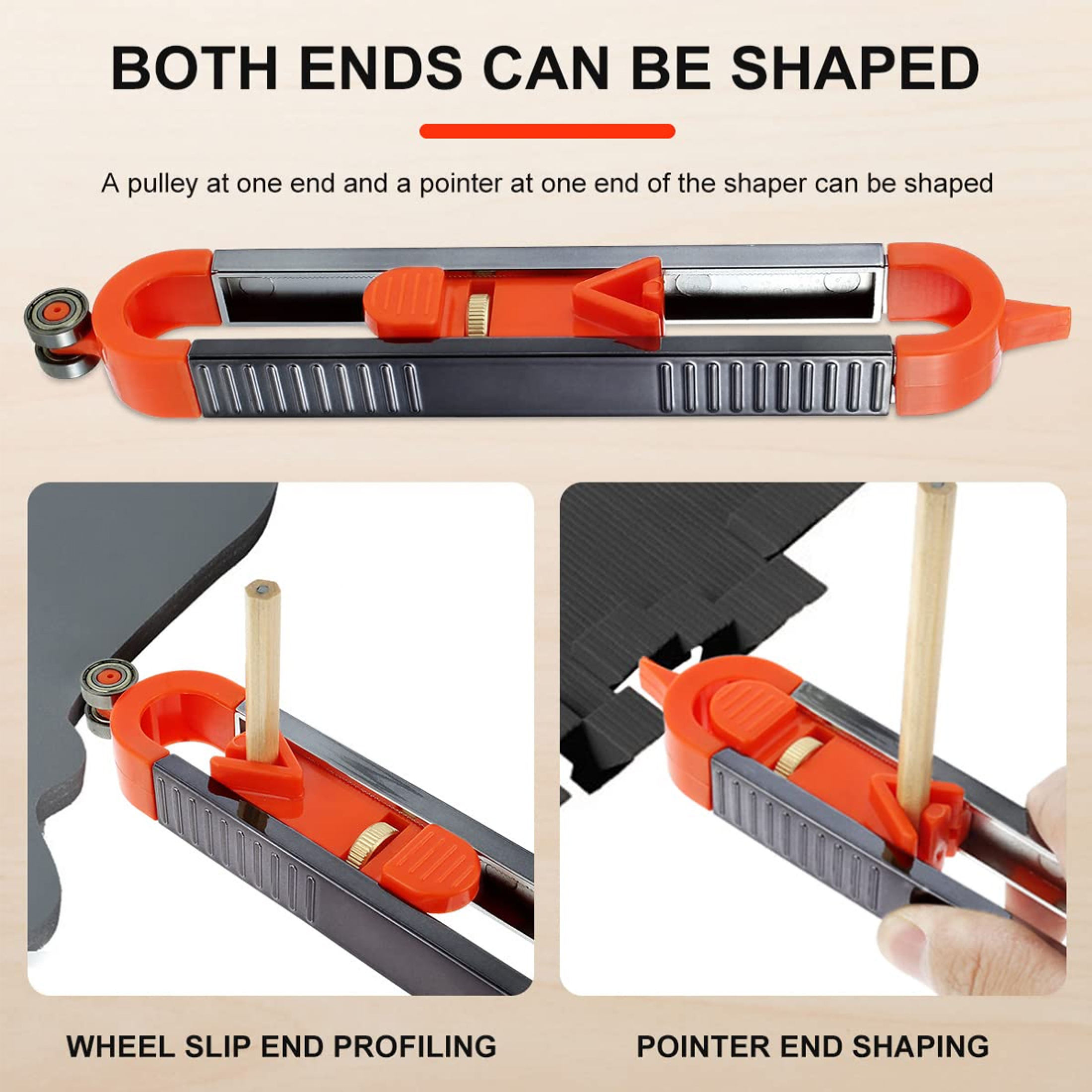Contour Gauge Scribe Precise Profile Gauge Tool-Woodworking Edge Corner ...