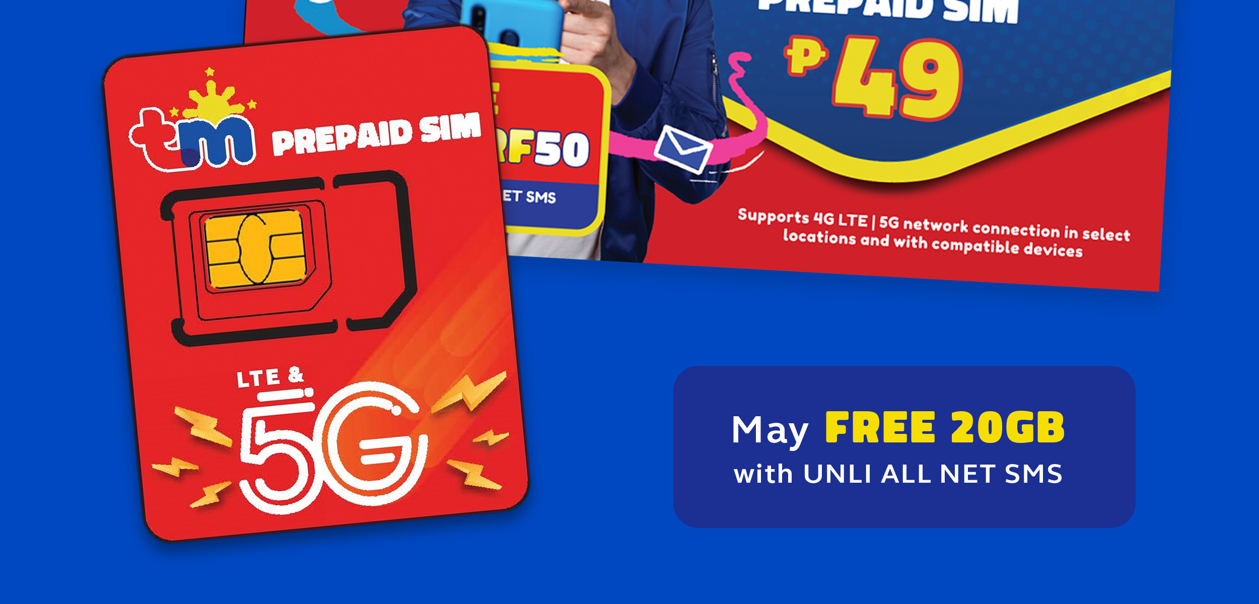 TM Prepaid 5G SIM Card | Shopee Philippines