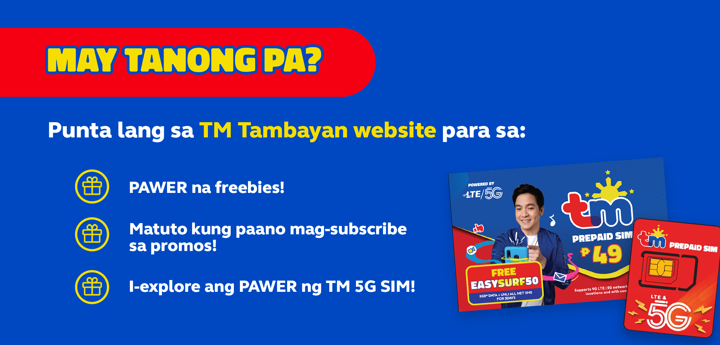 TM Prepaid 5G SIM Card | Shopee Philippines