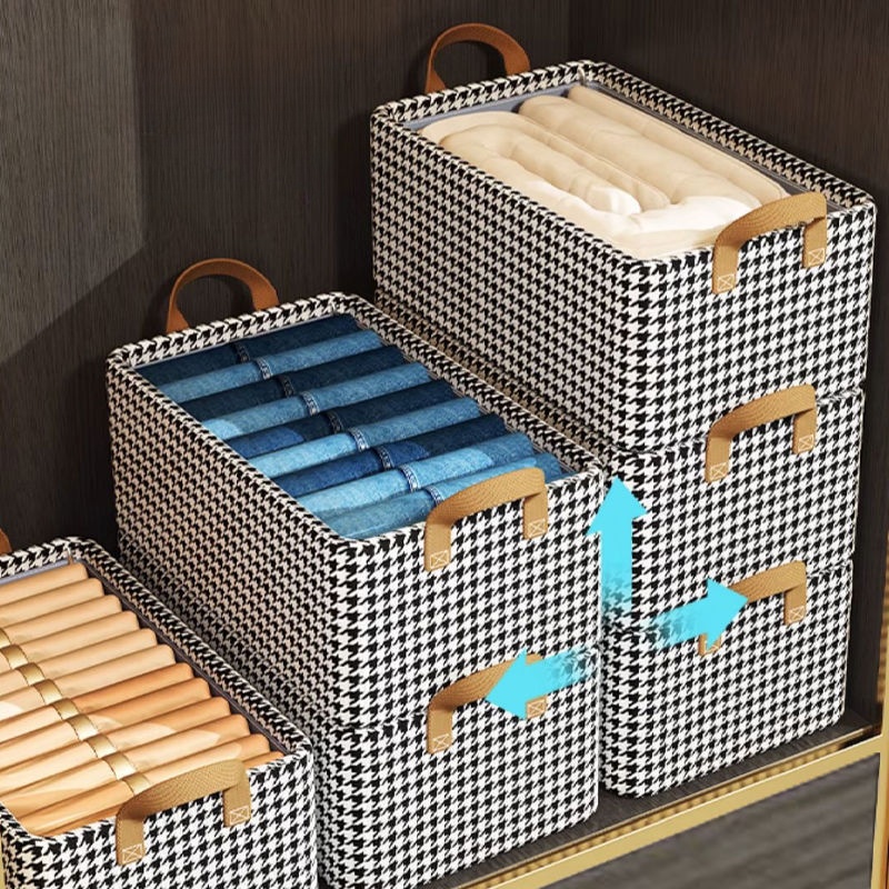 Drawer Clothes Organizer Storage Steel Frame Foldable Wardrobe Closet ...