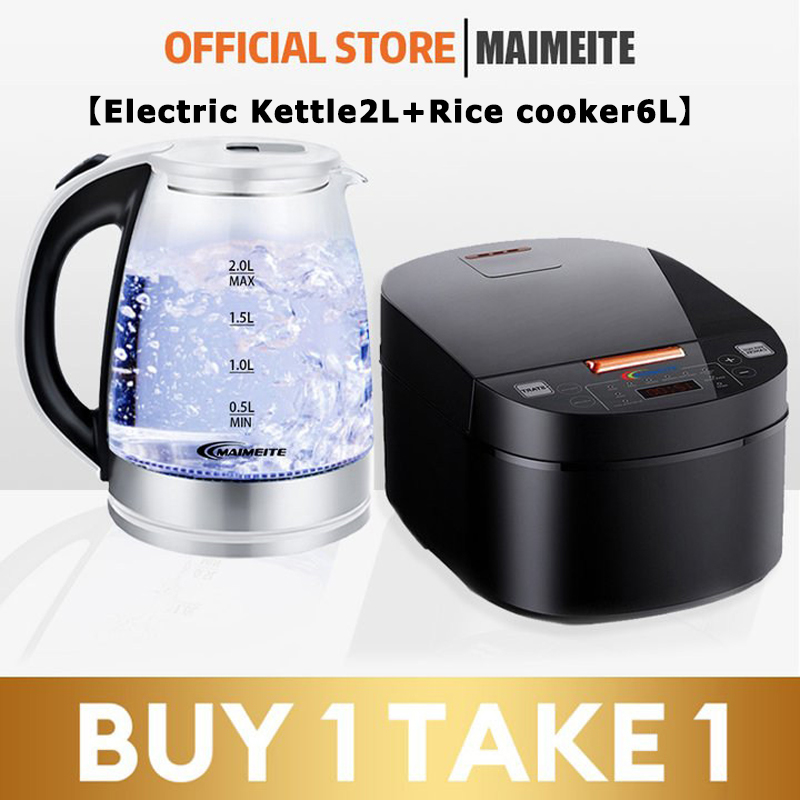 Maimeite Electric Kettle 2l 2200w High Power Fast Heating Home Safety ...