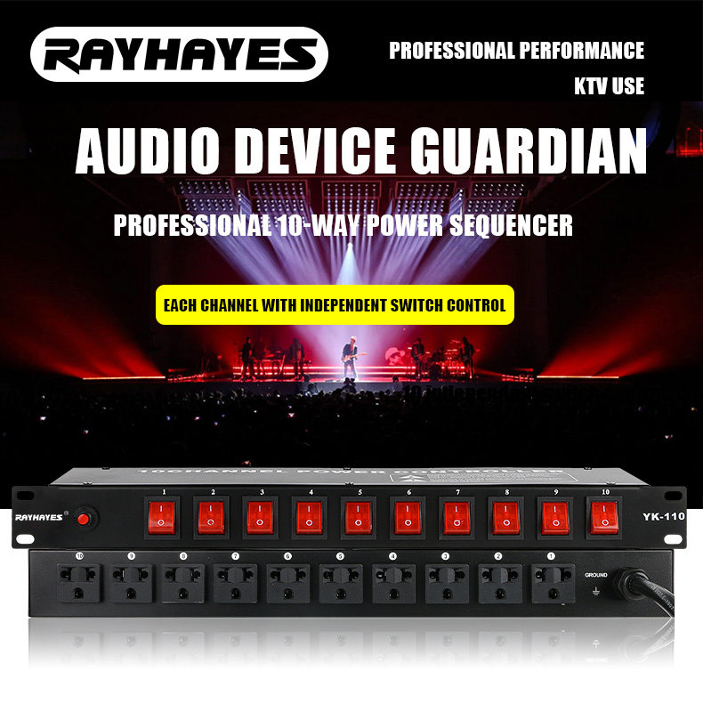 RAYHAYES 10 Channel Power Controller 10 Power Switch Controller Power ...