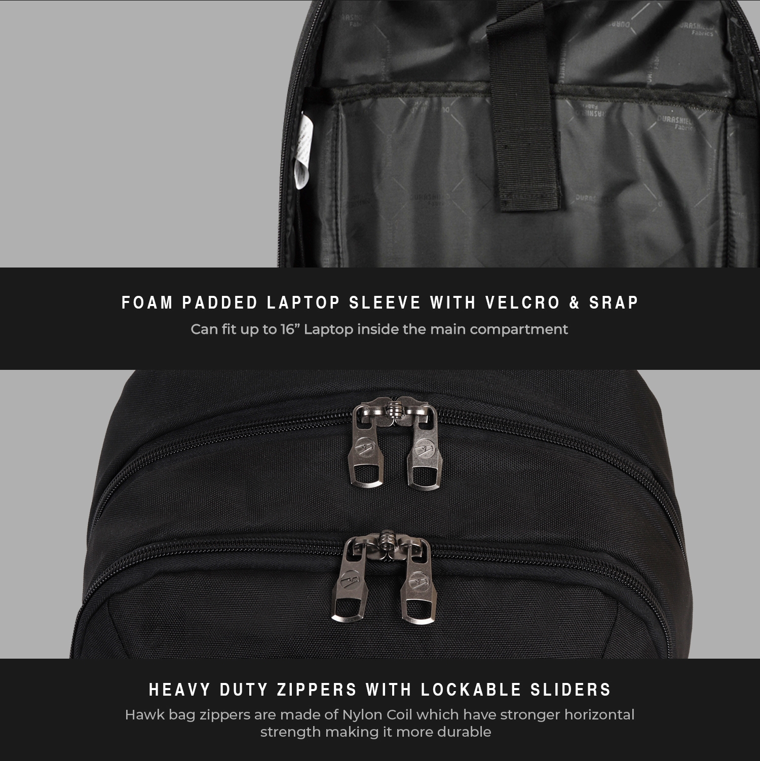 Hawk 5801 Corporate Backpack with VIRUPRO Anti-Microbial Protection ...