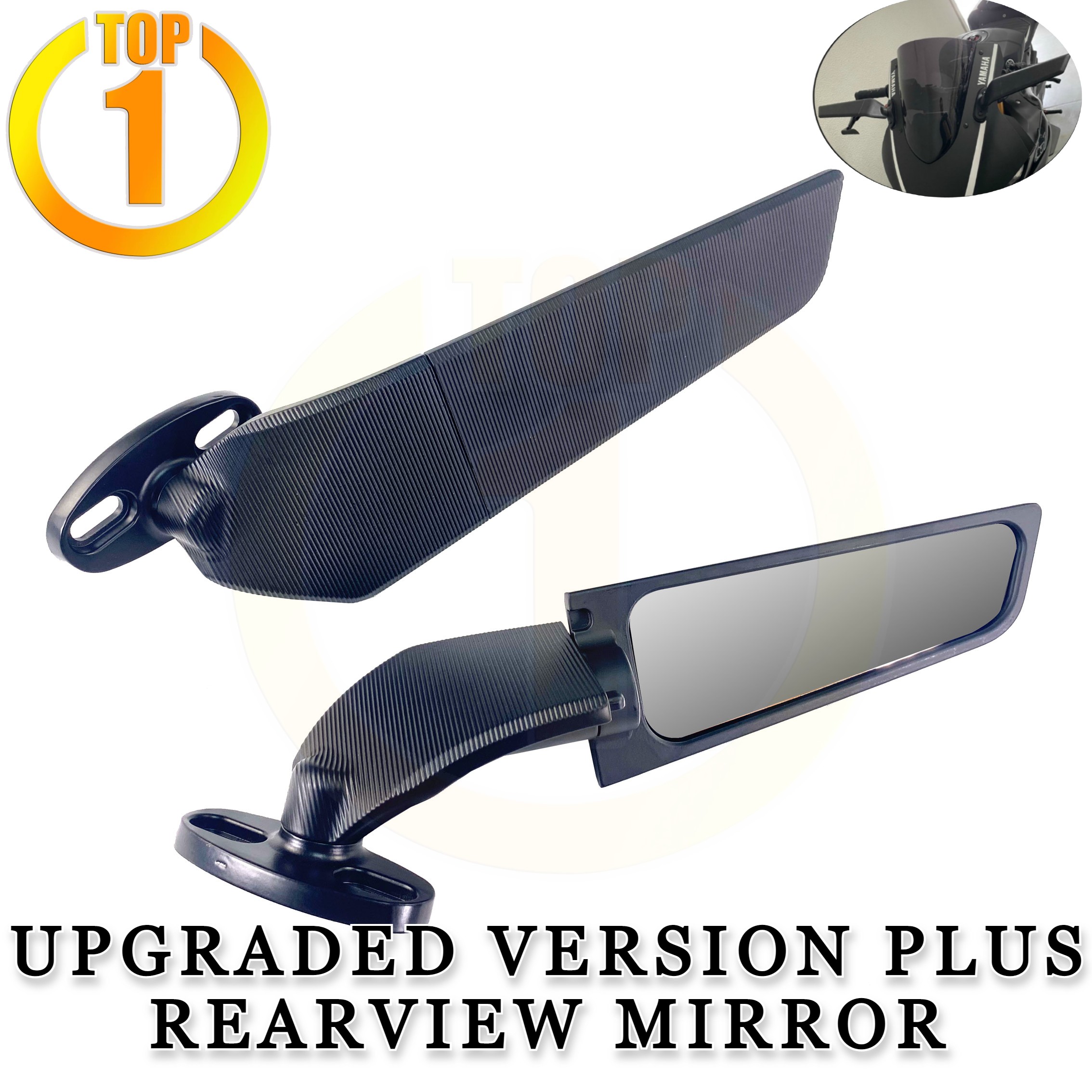TOP1 PH Latest Upgraded Plus Version Stealth 1 Pair Side Mirror Sports ...